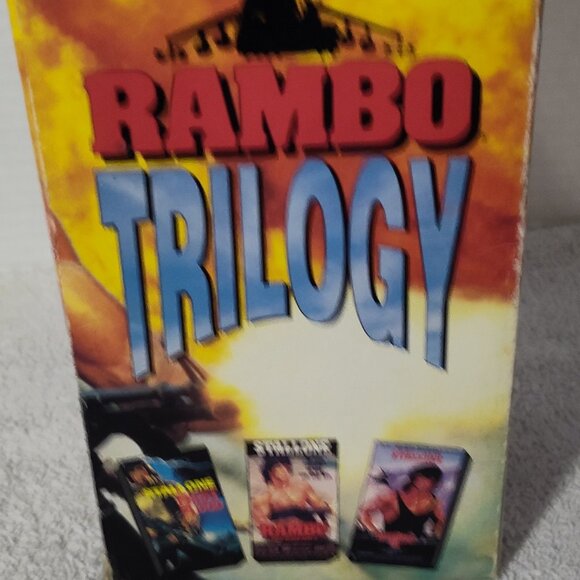Media | First Blood Rambo First Blood Part Ii Rambo Iii Trilogy Vhs ...